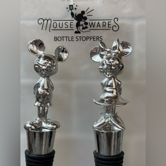 Disney | Kitchen | Disney Mickey Minnie Mouse Bottle Stoppers Nwt ...